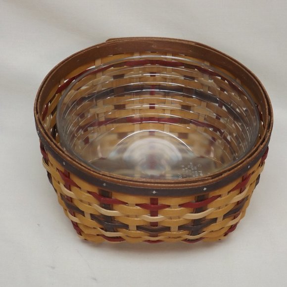 Longaberger | Accents | Rare Longaberger 22 Signature Plaid 8 Round ...